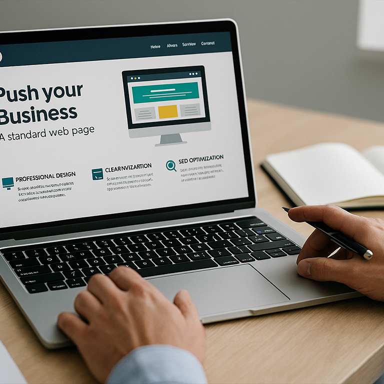 Página Web Estandar - Creación de sitios personalizados con Ahora Click